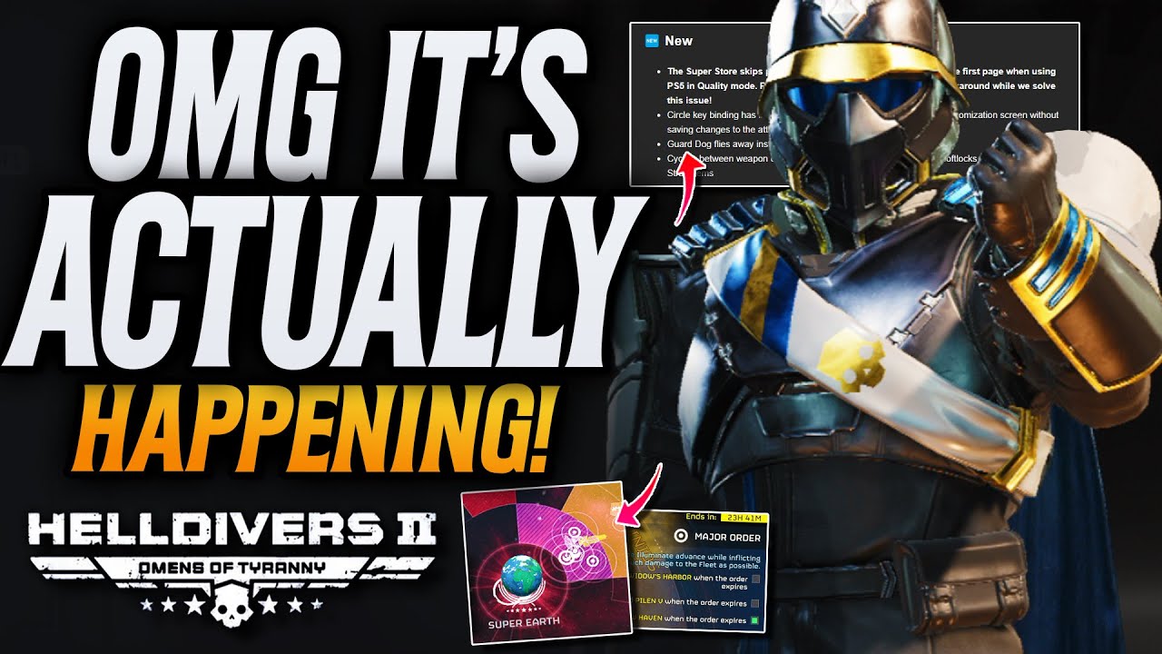 Helldivers 2 OMG Something BIG Is Happening! Details Actually Released! - YouTube