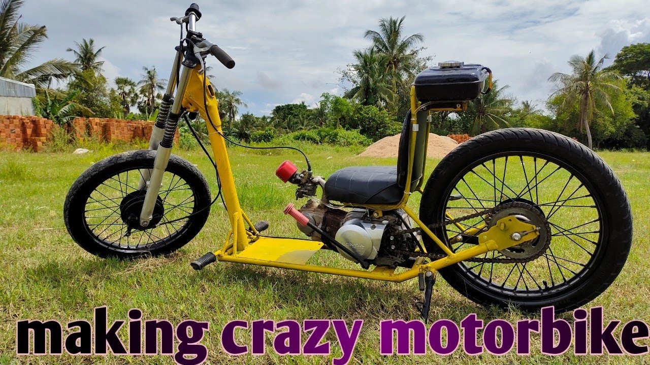 How to make a creative motorcycle at home - YouTube