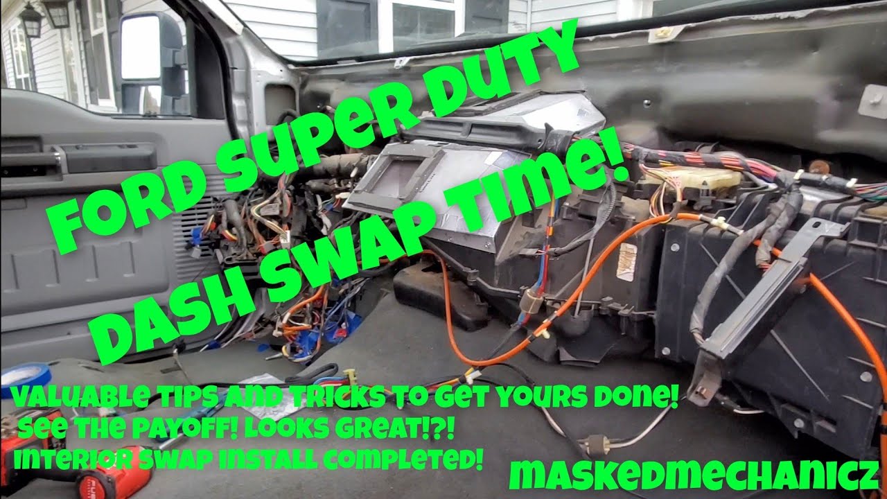 Ford Super Duty Dash Swap, Console Swap, and new interior All Going In ...