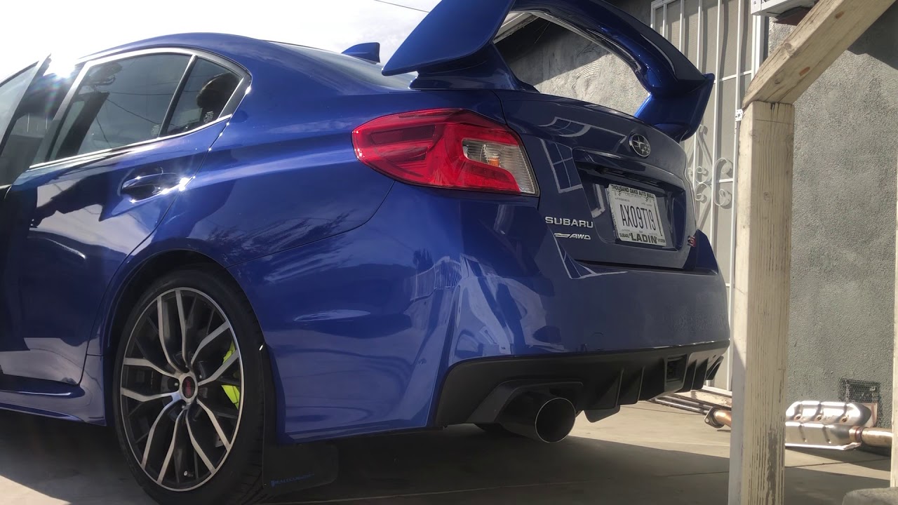 2020 Subaru WRX STI STRAIGHT PIPE! (Full Video So loud!)*COLD START ...