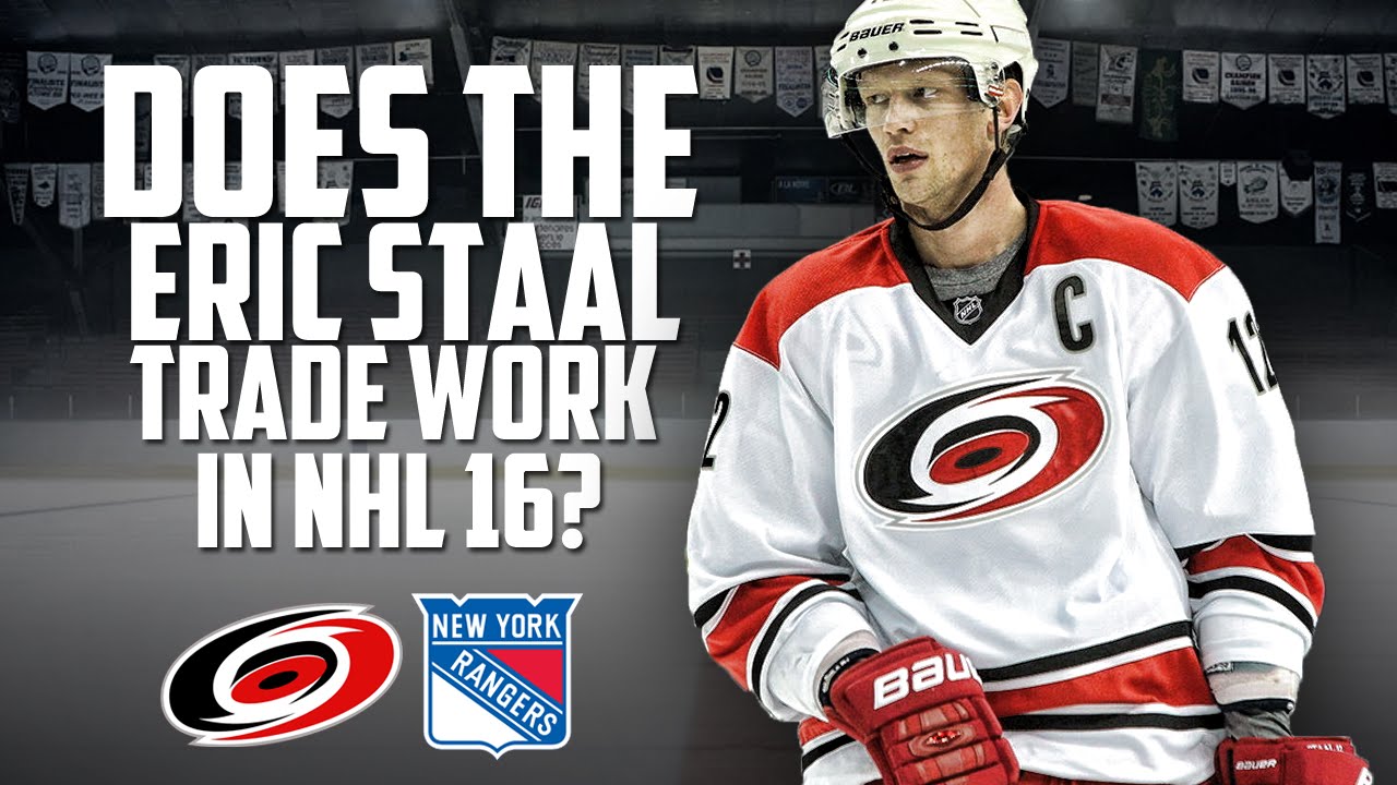 Does the Eric Staal Trade to New York Work in NHL 16? - YouTube