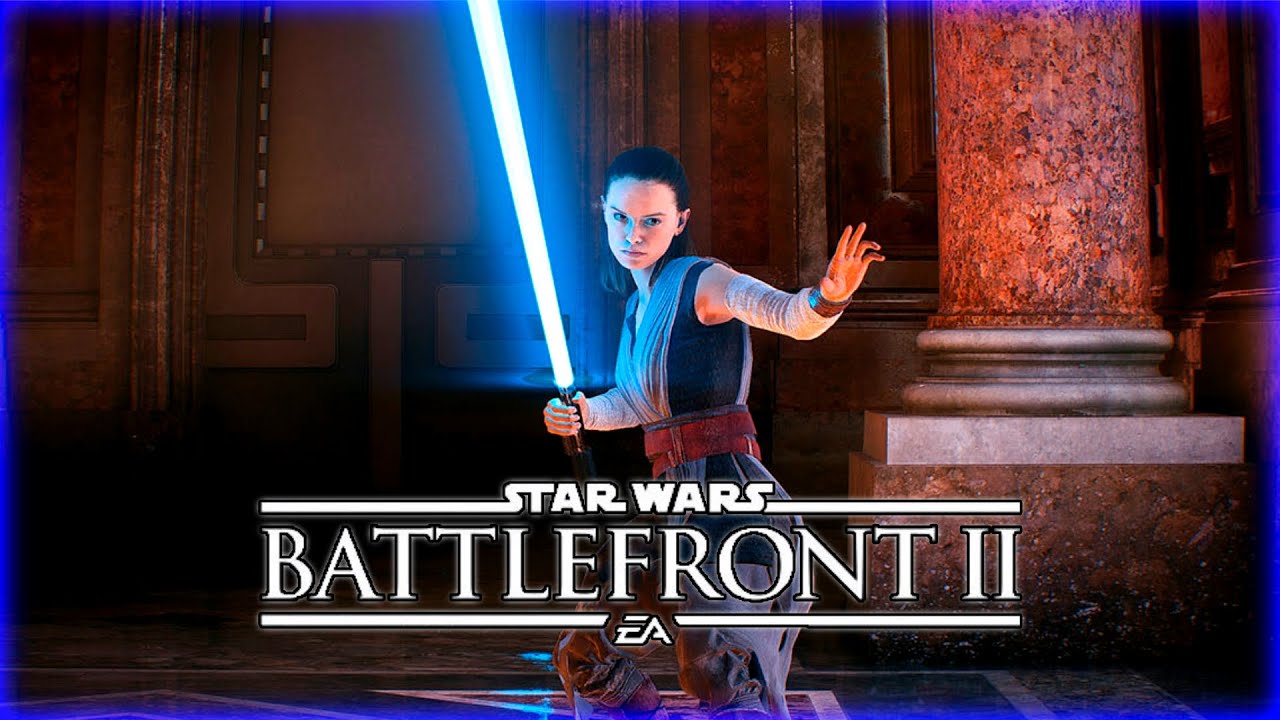 Battlefront 2 - Rey Best Moments - YouTube