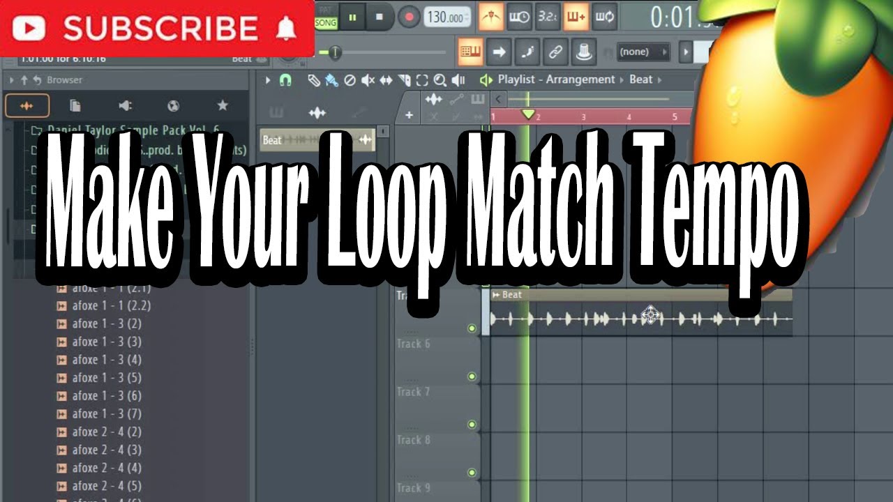 FL Studio Tutorial - How To Fit Loops To Project Tempo - YouTube