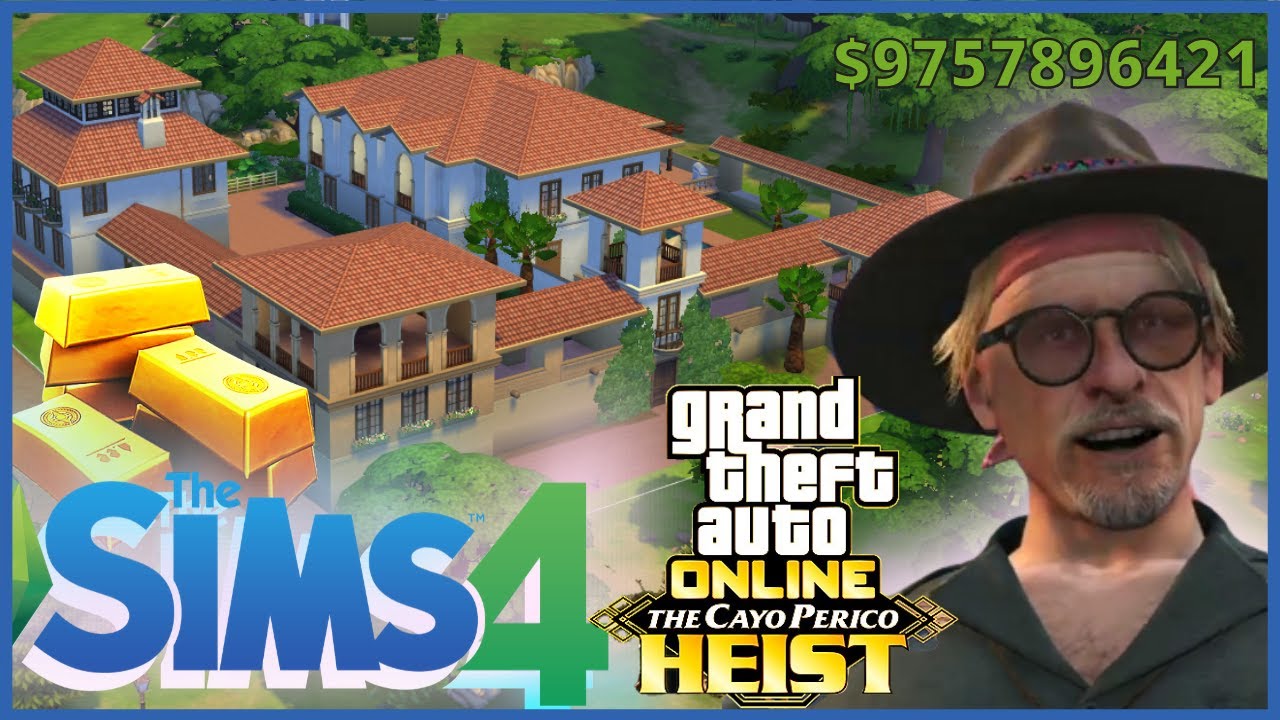 El Rubio’s GTA V Mansion | The Sims 4 | Speed Build | NO CC - YouTube