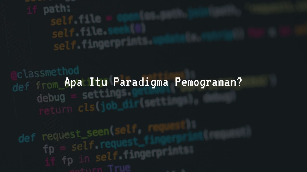 Paradigma Pemograman - YouTube