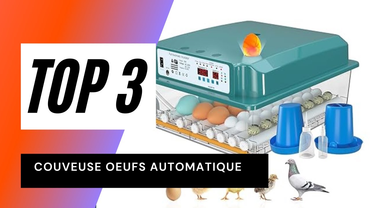 TOP 3 : Meilleure couveuse d'oeufs automatique pour une incubation ...