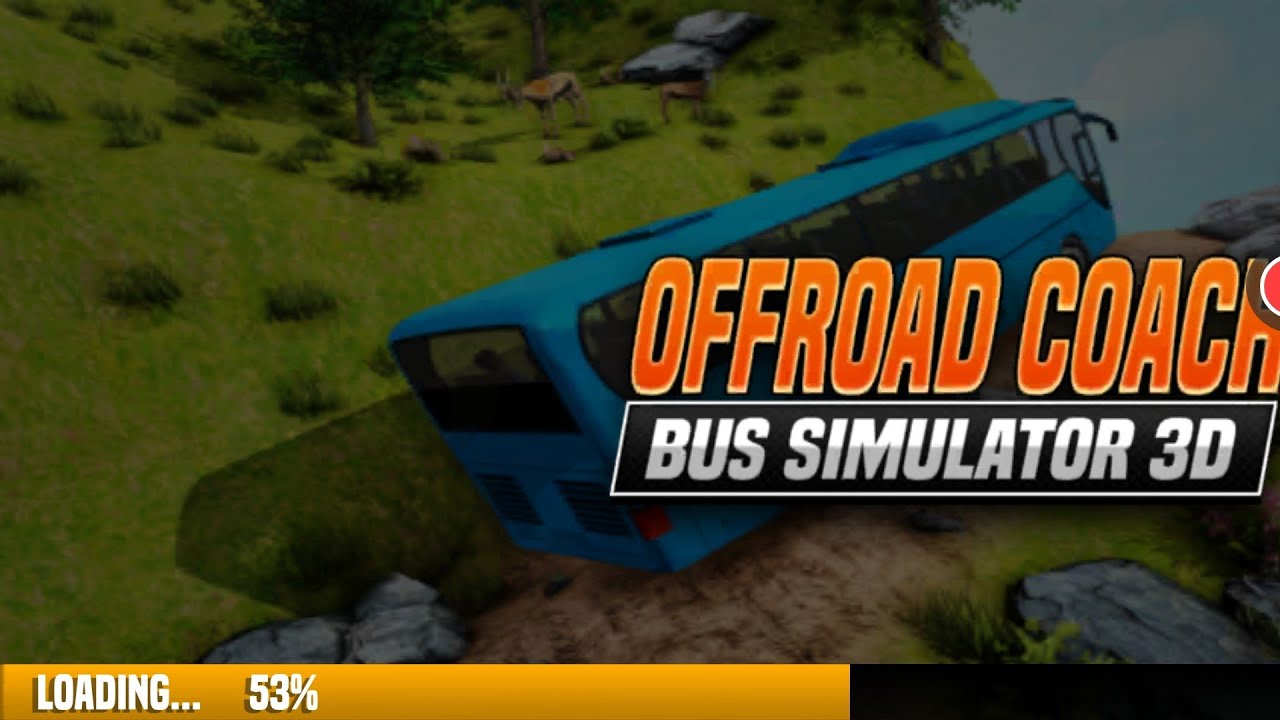 off-road Bus simulator drawing heavy resing Bus stand #9 - YouTube