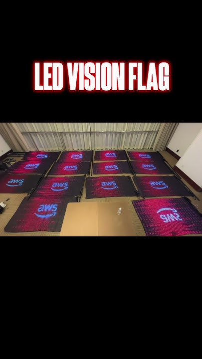LED vision flag｜Led视频旗帜 - YouTube