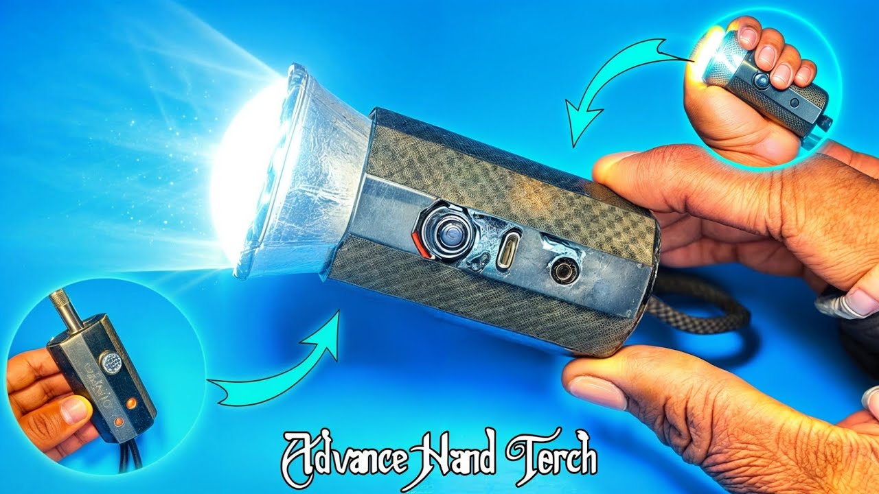 Homemade Rechargeable Torch with Waste Material - YouTube