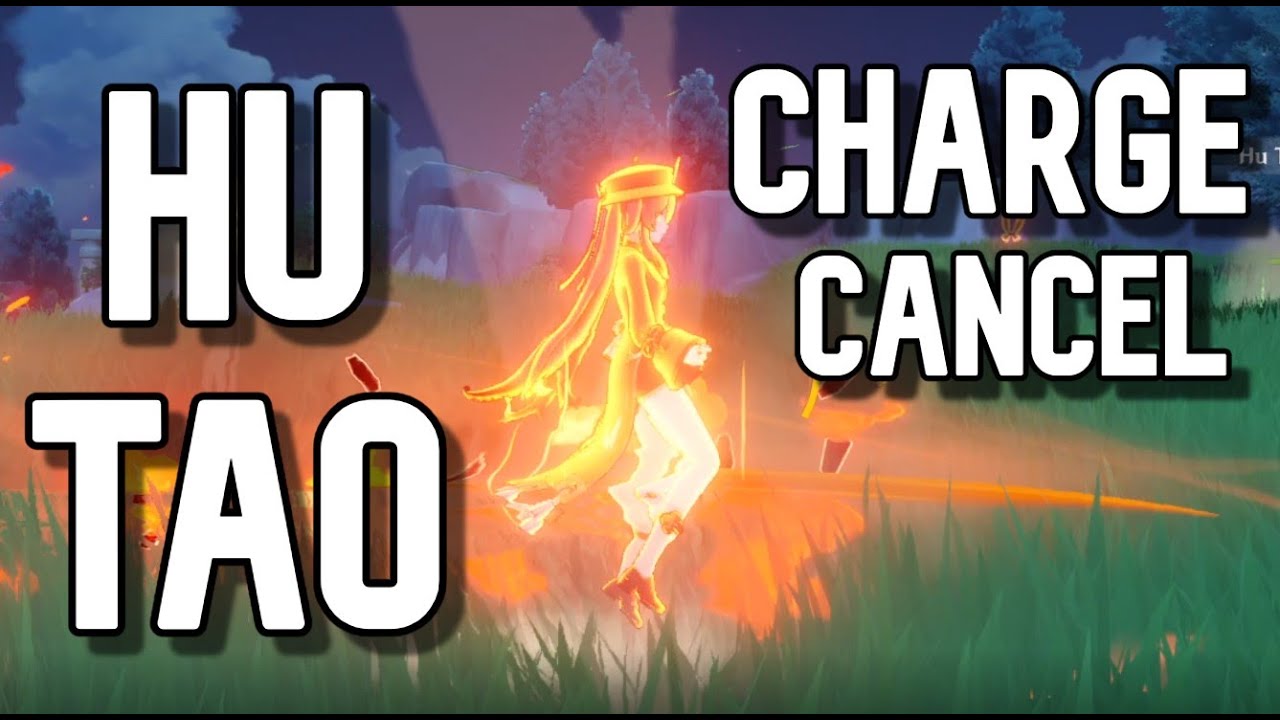 Hu Tao Charge Attack Animation Cancel (Jump) | Genshin Impact - YouTube
