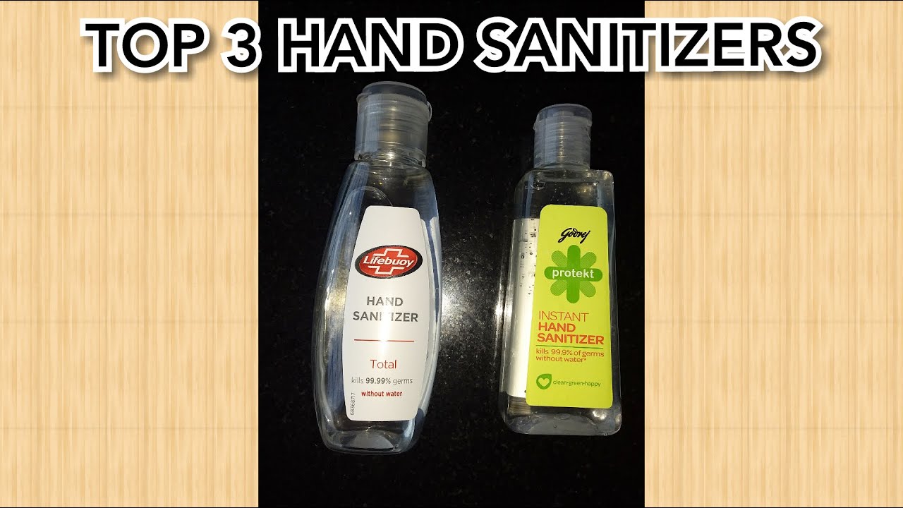 TOP 3 HAND SANITIZERS | SHREYA KINI - YouTube