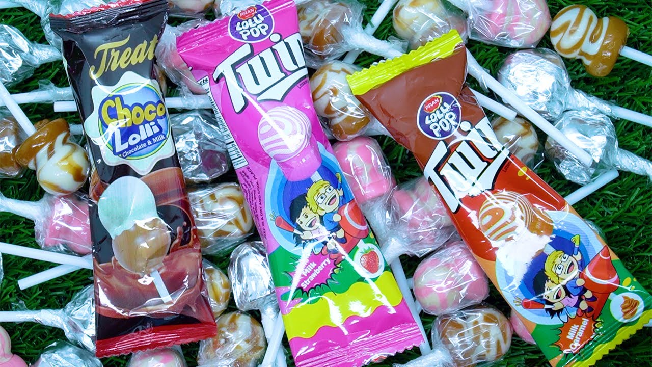 Satisfying Choco Lollipop video | New Lot's of Colors with Lollipops ...
