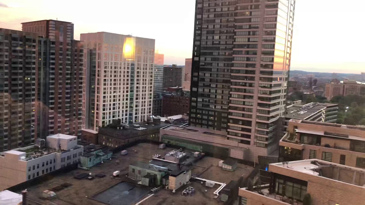 Amazing view from 22 Story building in Downtown Boston (Hyatt Hotel ...