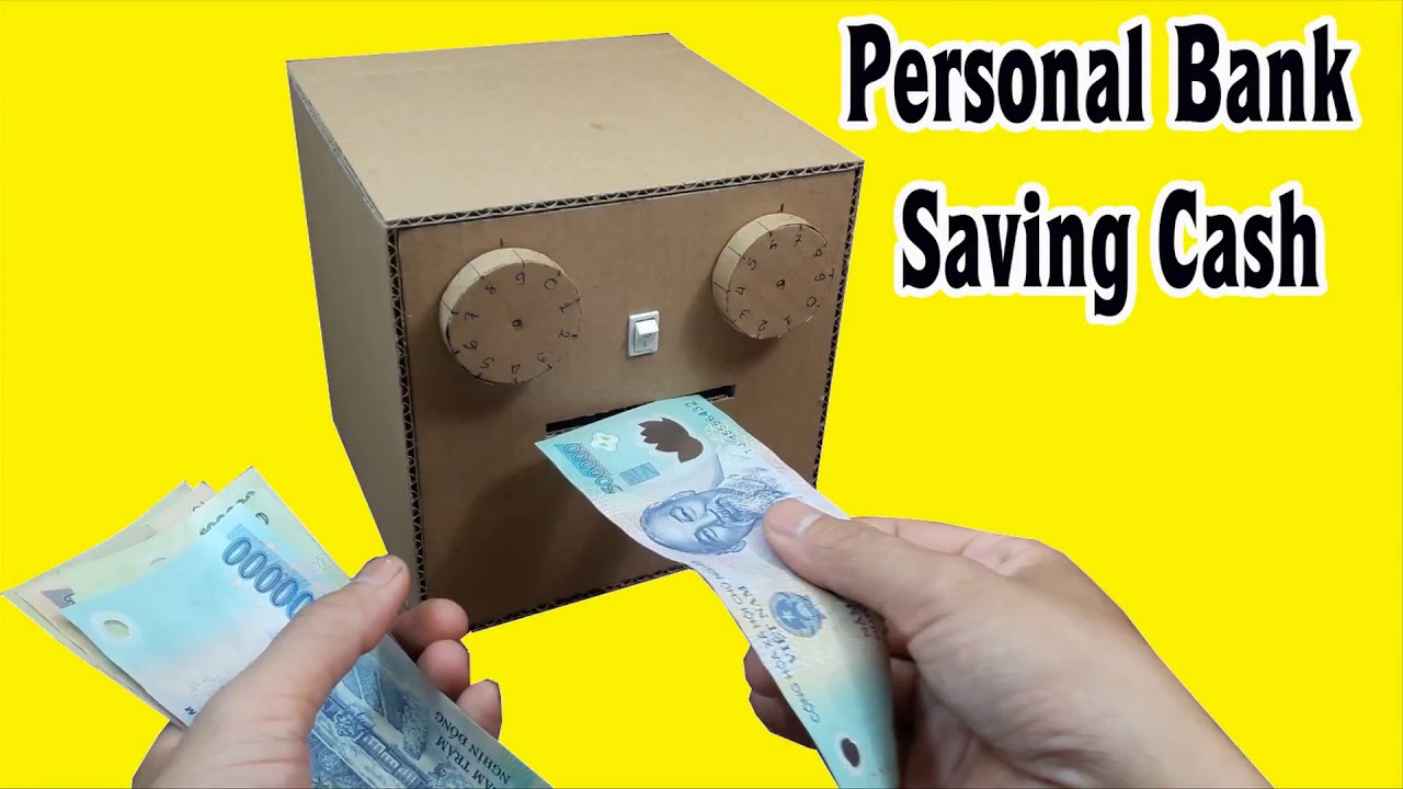 4 Amazing Ideas DIY Safe from Cardboard - YouTube