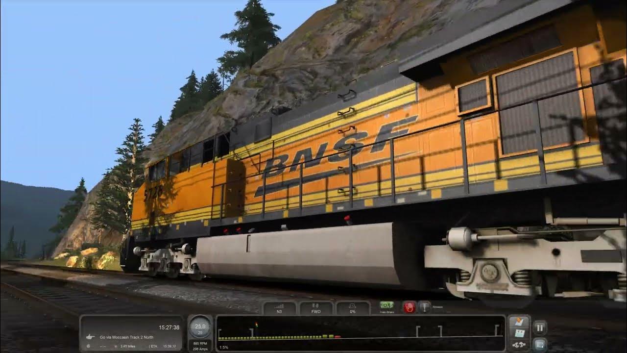 Train Simulator Classic - [GE ES44AC] - BNSF 5726 to Klamath Falls - 4K UHD - YouTube