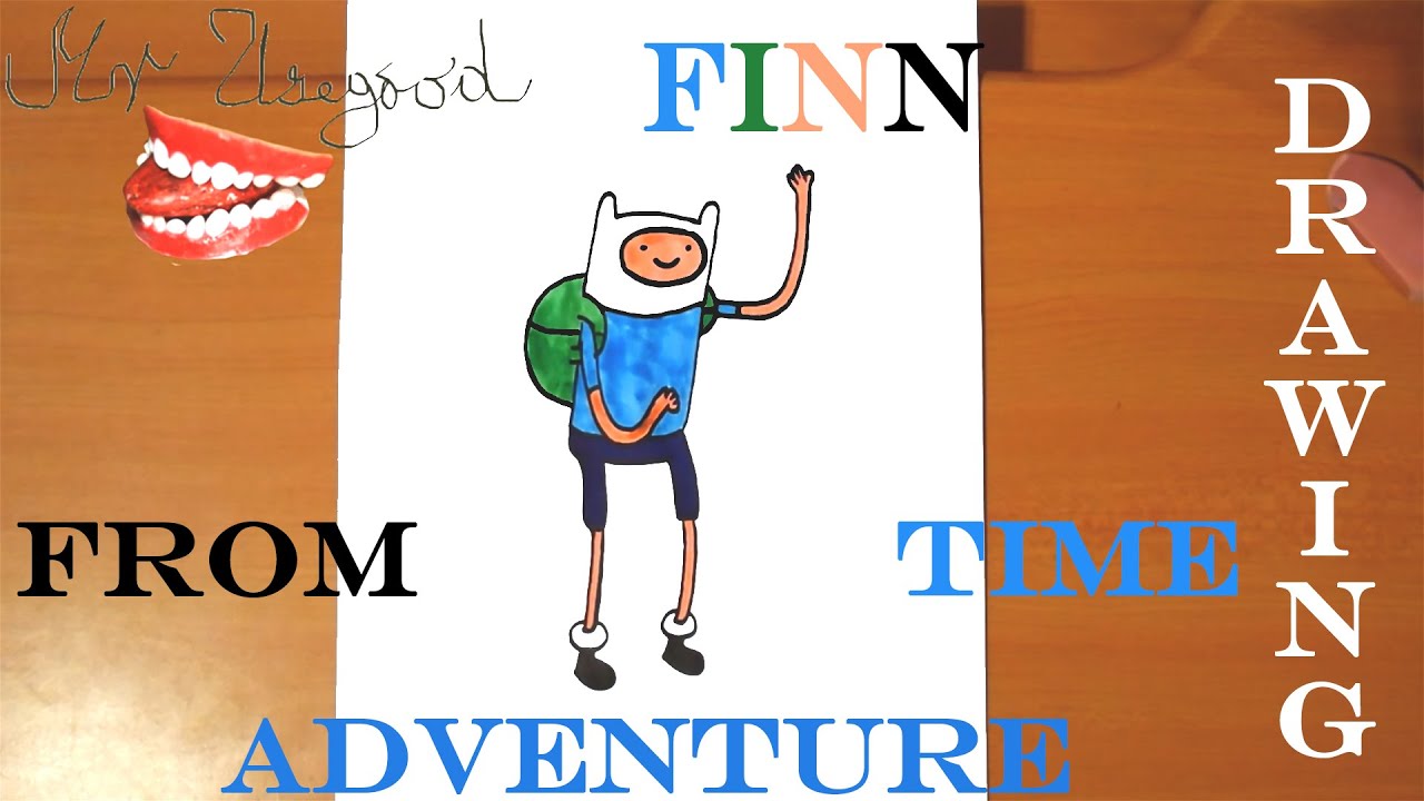 How to Draw FINN The Human EASY from Adventure Time | #MrUsegoodART ...