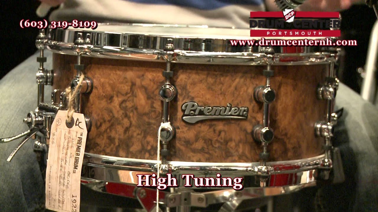 Premier One Series Snare Drum 6x14 - The New Bridge - YouTube