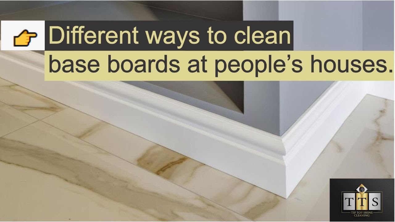 Different ways to clean base boards at people’s houses. - YouTube