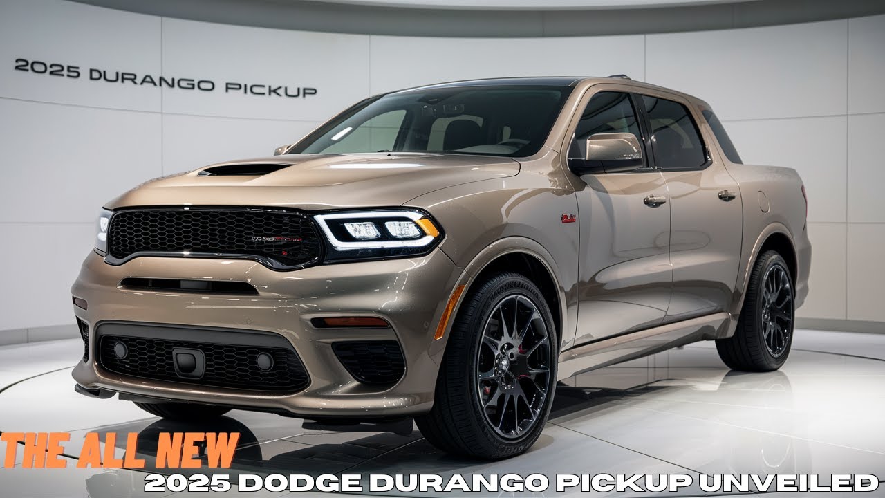 ALL THE NEW 2025 Dodge Durango Pickup Unveiled - Finally! The most powerful pickup? - YouTube