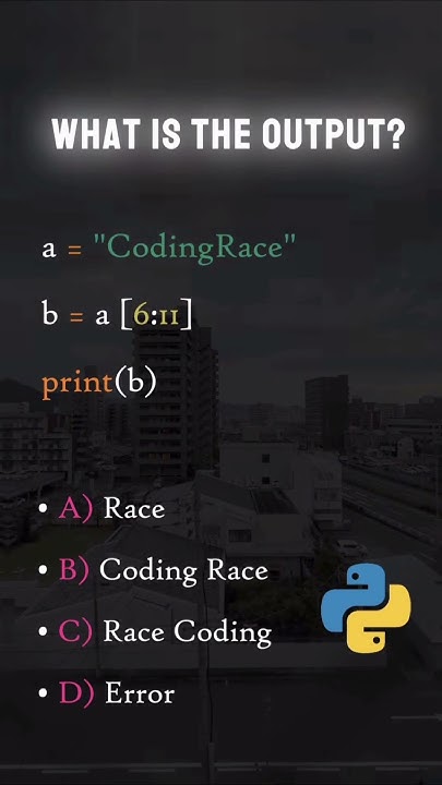 Comment your answer 💬 #shorts #python #mcqs #code - YouTube