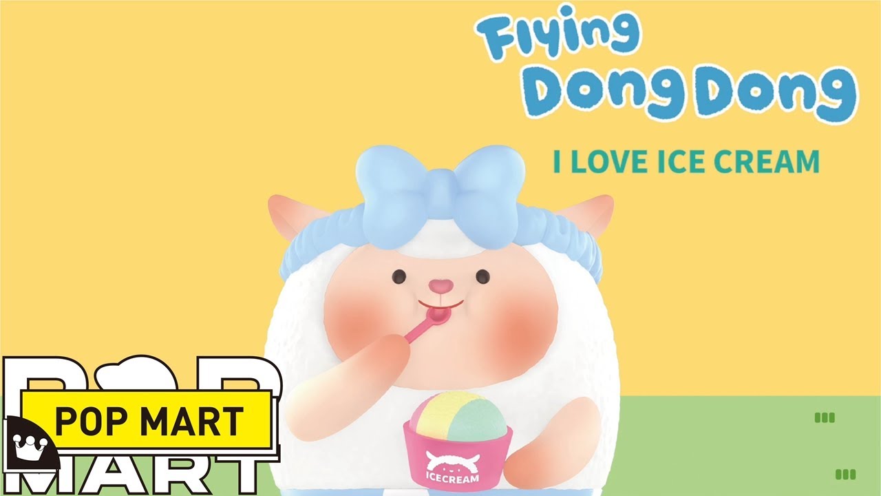 Flying DongDong enjoys summer with beloved ice cream | POP MART ...