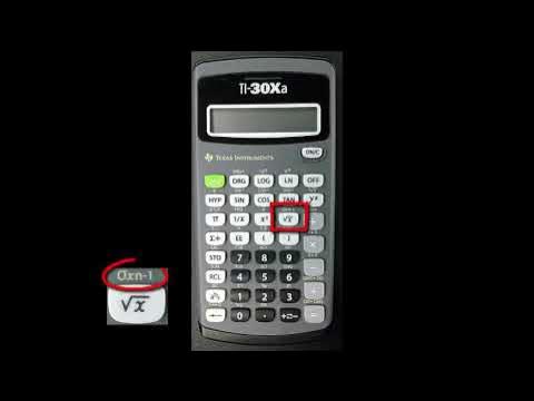 TI-30Xa Calculator: Calculating the mean and standard deviation of statistical data - YouTube