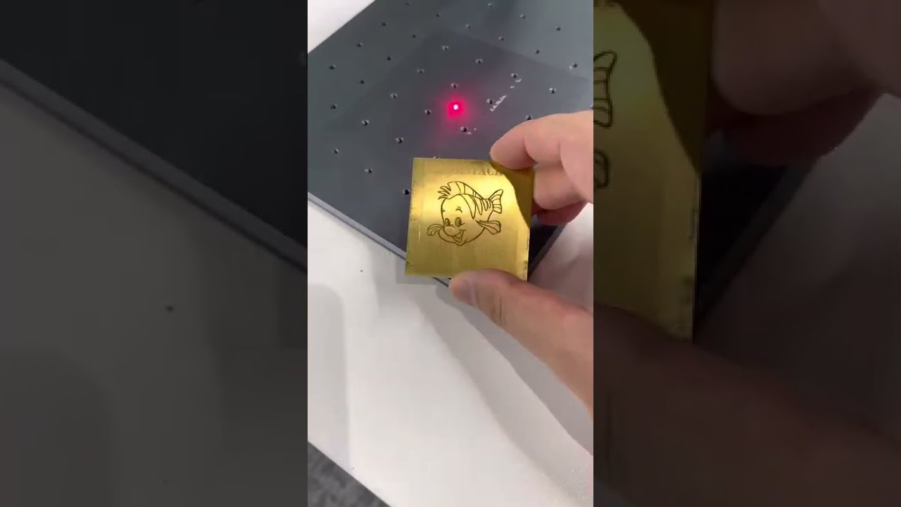 Laser Engraving on Copper with Atomstack M4 Fiber Laser - YouTube
