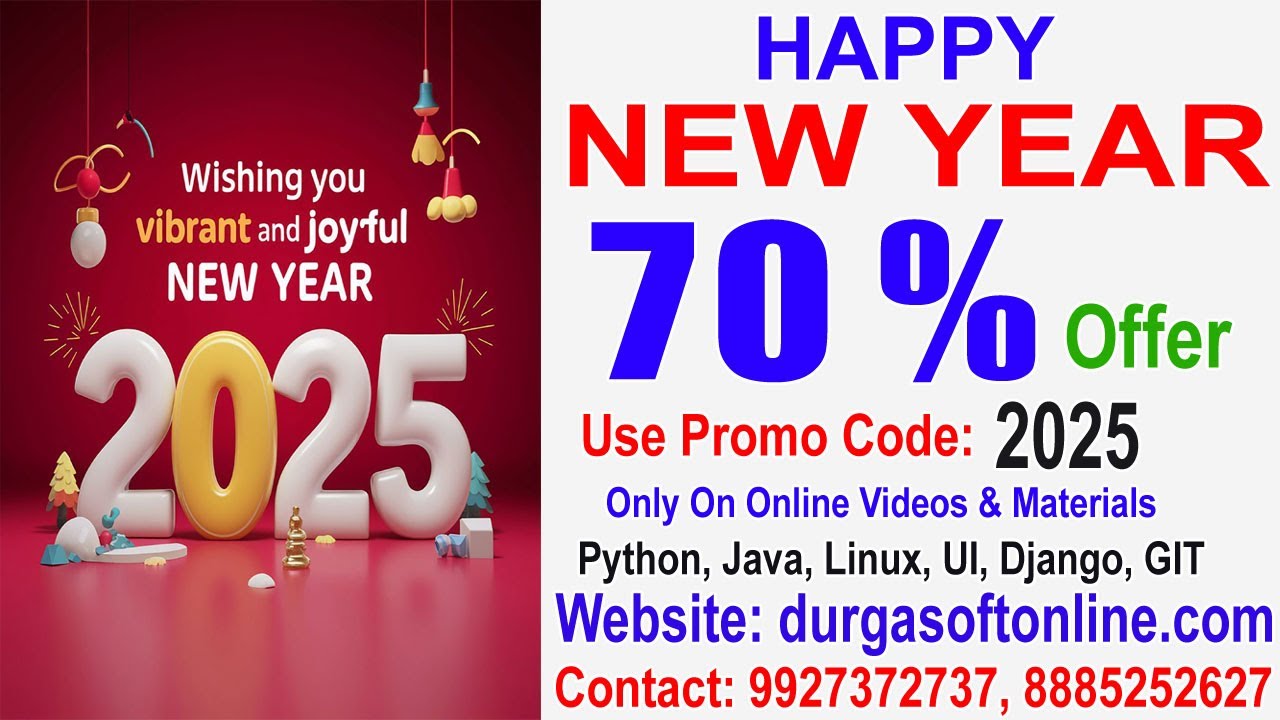 DURGASOFT: New Year Offer : 70% Off (Use Promo Code: 2025) On All ...
