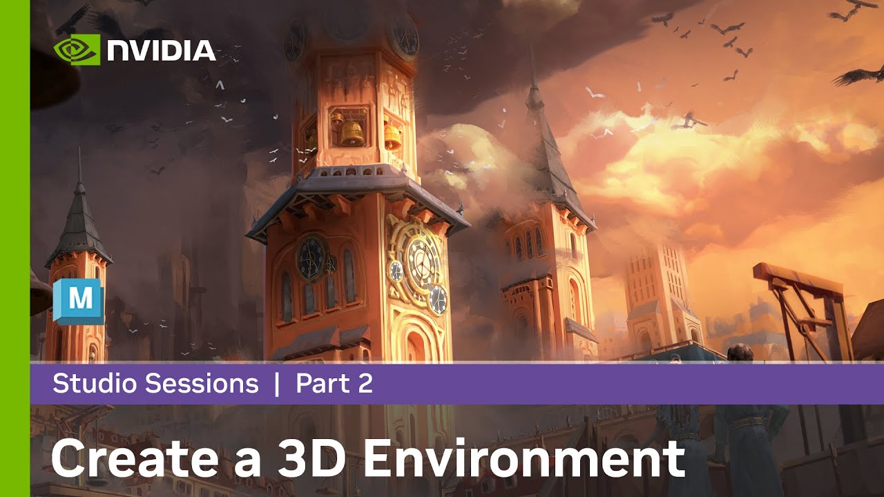 How to Create a Stylized 3D Environment w/ Florent Boston Part 2 ...
