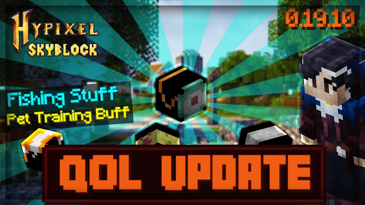 Présentation FANN BUFF, QoL ITEM & CHANGEMENTS QoL UPDATE 0.19.10 Hypixel Skyblock [FR] - YouTube