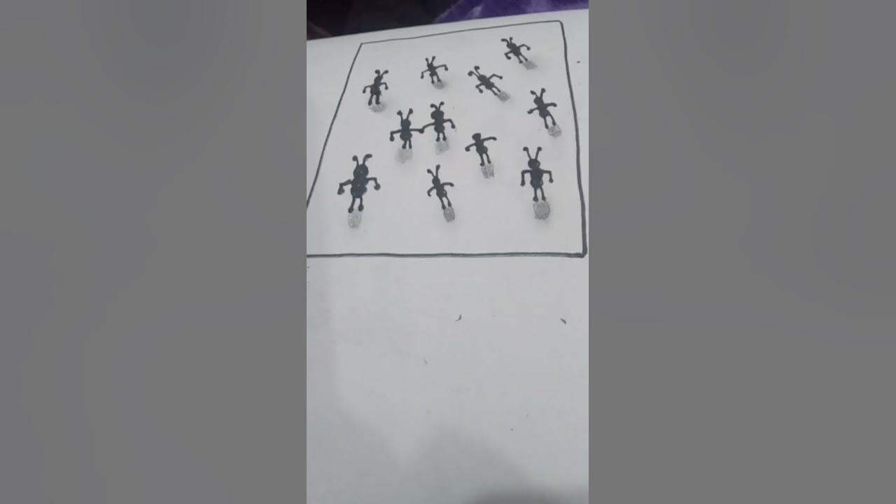 3d ants drawing 🐜💖😍 - YouTube