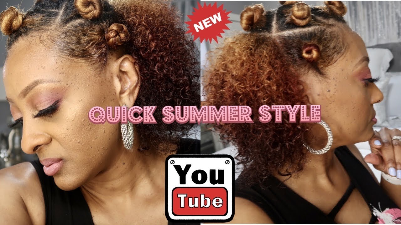 MY QUICK SUMMER HAIR STYLE TUTORIAL!! - YouTube