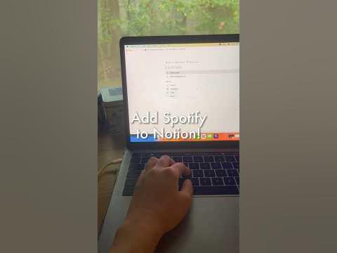 How to embed spotify to your Notion 🎶 #notion #notiontips #notionapp - YouTube