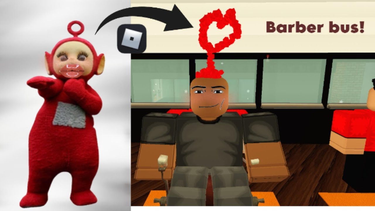 Playing barber bus! - YouTube
