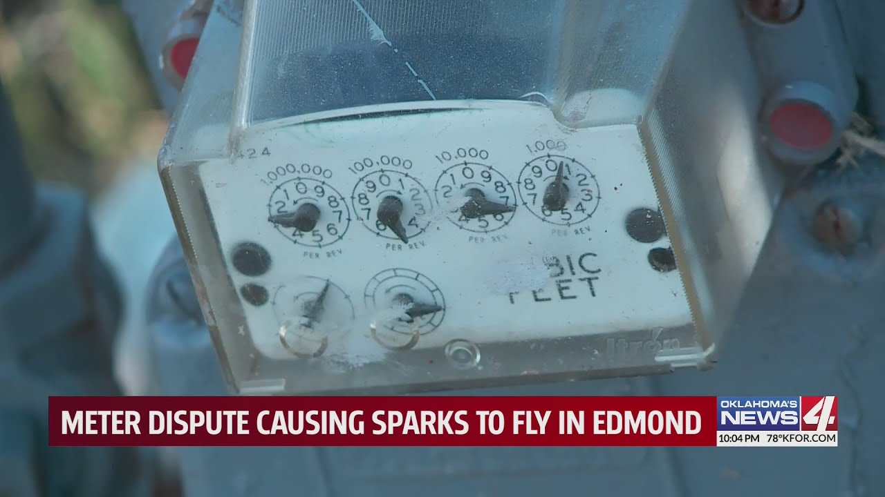 Meter dispute causing sparks to fly in Edmond - YouTube