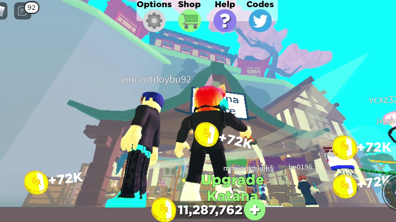 ROBLOX - JURGAS IKAL MAIN KATANA SIMULATOR - SERU BANGET - YouTube