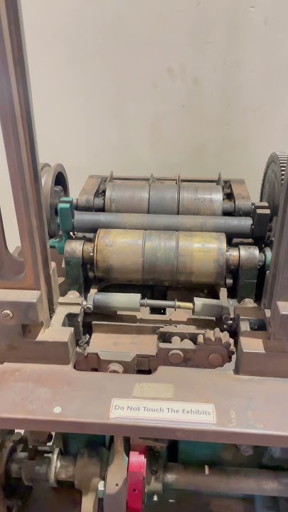 Classic Railway Ticket printing Machine - YouTube