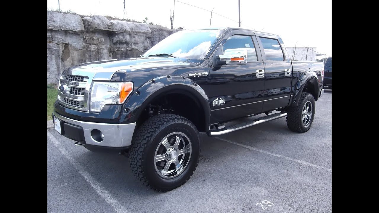 2013 FORD F-150 ROCKY RIDGE ALTITUDE EDITION TUXEDO BLACK 6" LIFT FORD ...