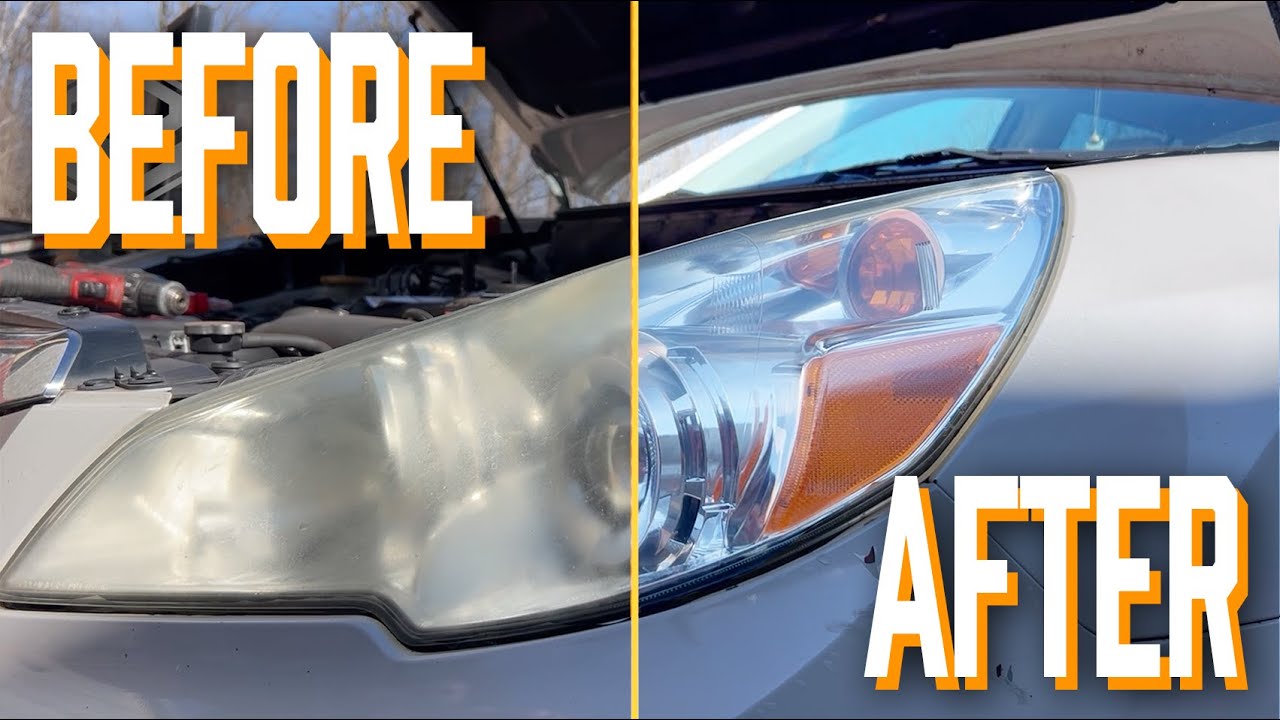 Fixing Faded Headlights - YouTube