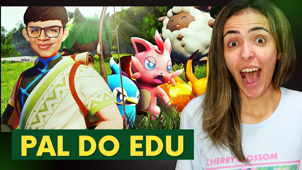 REACT: Games EduUu | O MUNDO DOS PALS 😳 - Palworld - YouTube