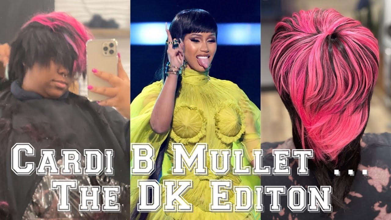 Cardi B Mullet + My Recreation With Pink Done By Ig:@sharstewart +Funky ...