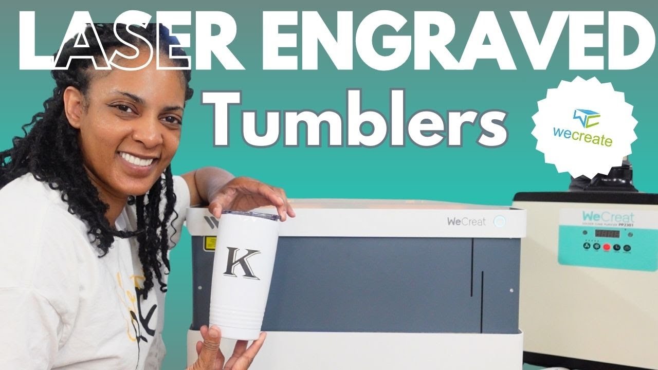 How to Use The Rotary Attachment with The WeCreat Desktop Laser | Laser ...