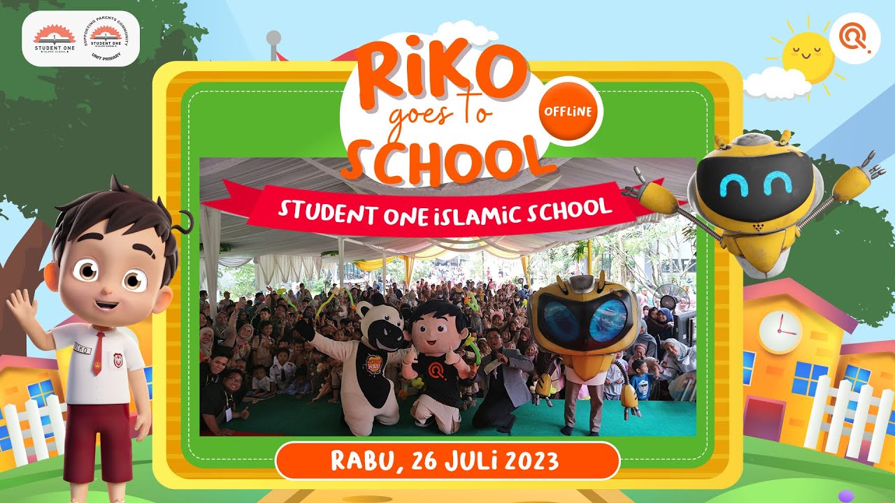 Keseruan Riko Goes to School OFFLINE - STUDENT ONE ISLAMIC SCHOOL - YouTube