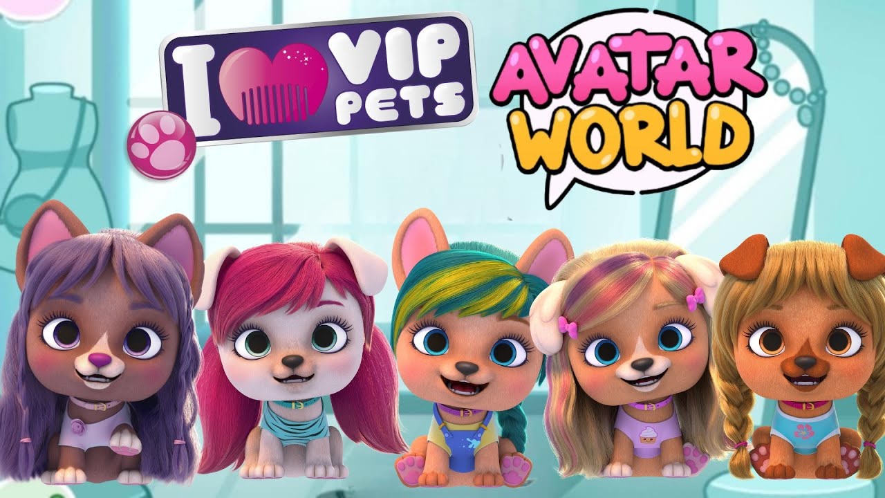 How To Make I Love VIP Pets Characters 🙂🐱😻in Avatar World #avatarworld ...