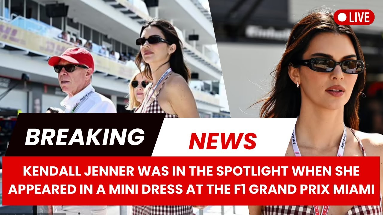 Kendall Jenner Was in the Spotlight when she Appeared in a Mini Dress ...
