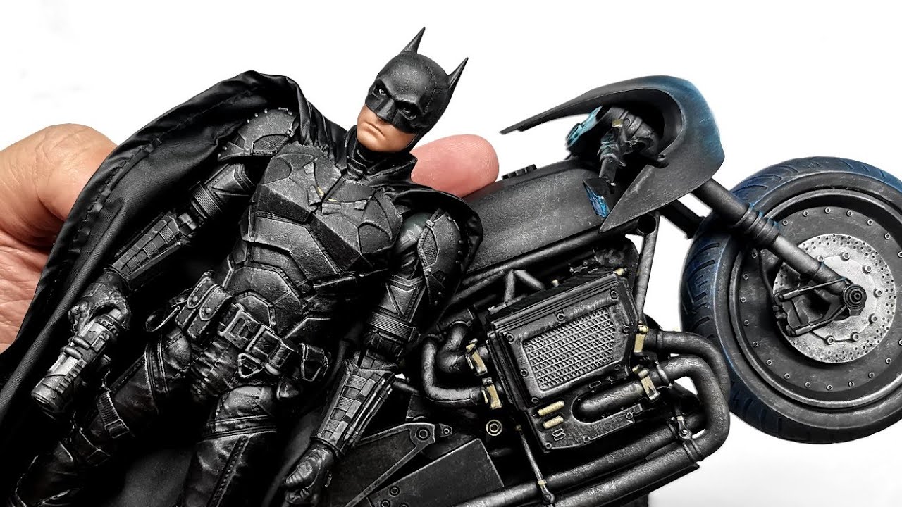 How to custom repaint: The Batman Fondjoy 1/9 scale action figure. DC ...