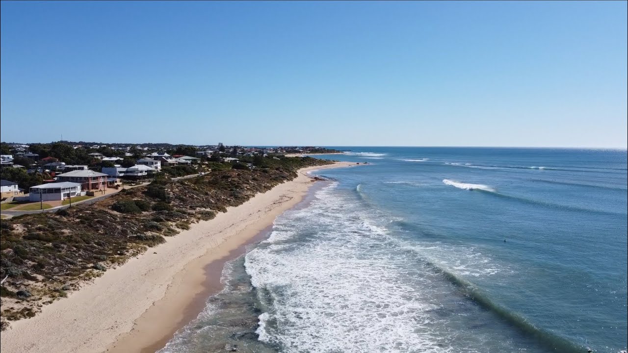 2021 Falcon Beach Drone Footage Western Australia 2.7k - YouTube