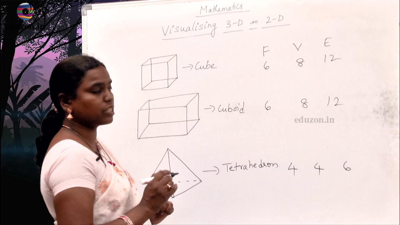 Visualising 3D in 2D | 8th Class Mathematics | Free Online Video ...