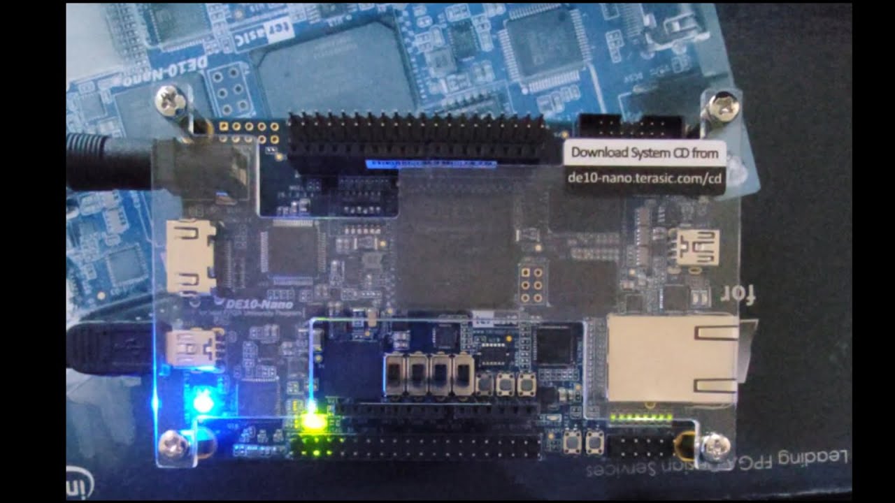 Try Terasic DE10-Nano Kit quick start - YouTube