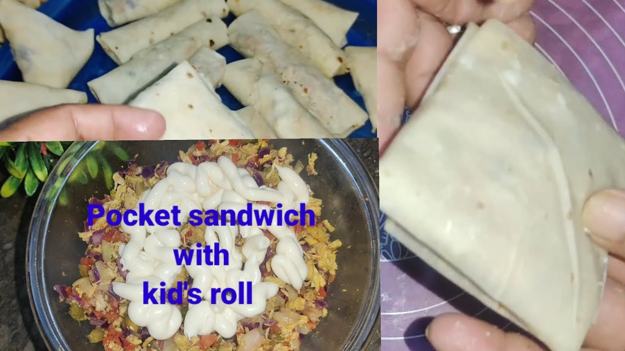 Pocket Sandwich with Kids Roll ||Ramzan Snakes Recipe || Almas kitchen ...